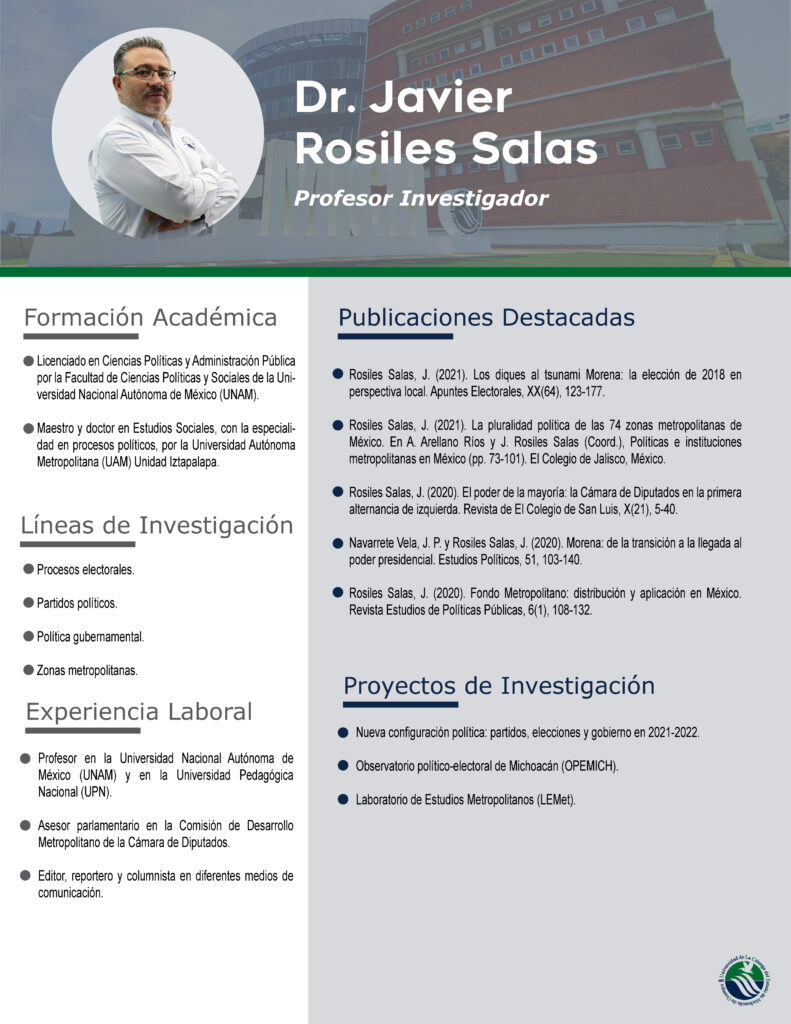 Dr. Javier Rosiles Salas Dr. Javier Rosiles Salas